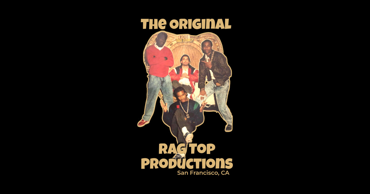 The Original Rag Top Productions - old school - Rag Top Productions - Sticker | TeePublic