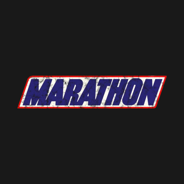 Marathon Vintage Chocolate Bar Logo - Marathon - T-Shirt sold by Irene ...