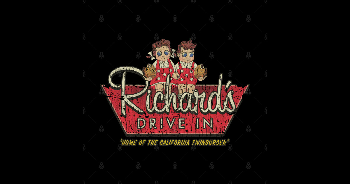 Richard's Drive-In 1949 - Fast Food - Sticker | TeePublic