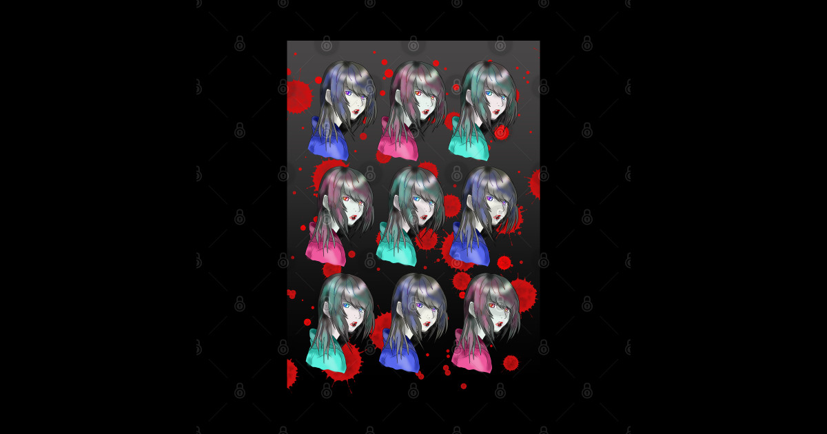 Reluctant teenage vampire pattern - Vampire - Posters and Art Prints ...