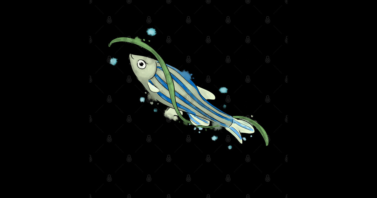 Cute zebrafish - Zebrafish - Sticker | TeePublic
