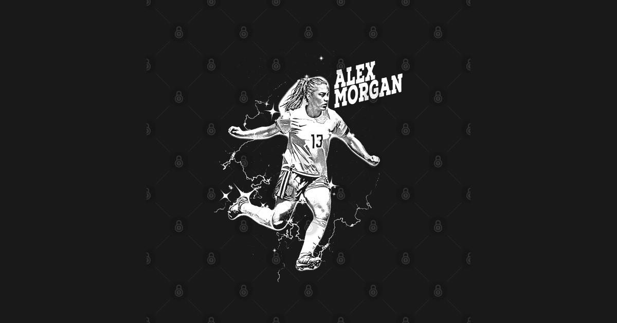 alex morgan black and white fan art design - Alex Morgan - T-Shirt ...