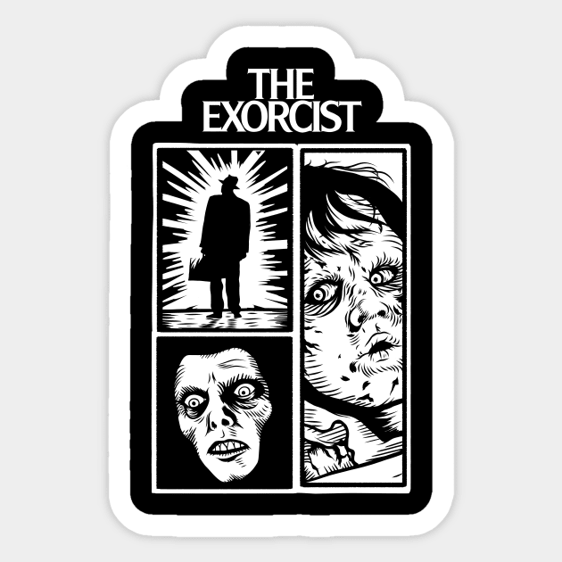 The exorcist 1973 - The Exorcist - Sticker | TeePublic