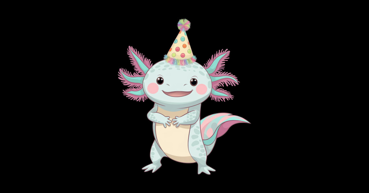 Axolotl Birthday Boys Birthday Axolotl Party - Axolotl Birthday ...