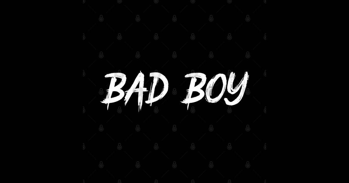 BAD BOY - ORIGINAL WHITE DESIGN - Bad Boy - Sticker | TeePublic