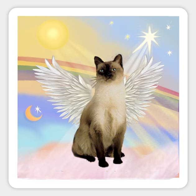 Heavens Clouds - Siamese Angel Cat (Seal Point) - Siamese Angel Cat ...