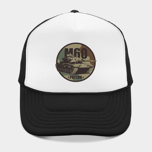M60 Patton Tank (Front & Back logo) - Classic American Tank - Hat ...
