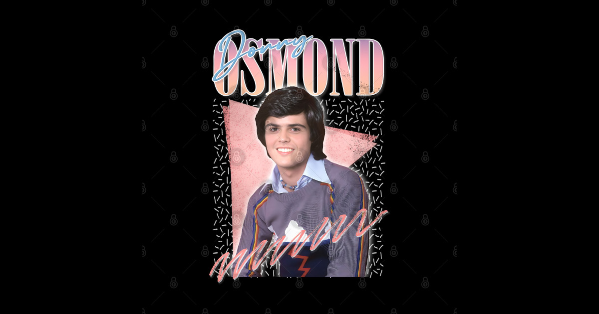 Donny Osmond - Retro 70s Aesthetic Fan Design - Donny Osmond - Sticker ...