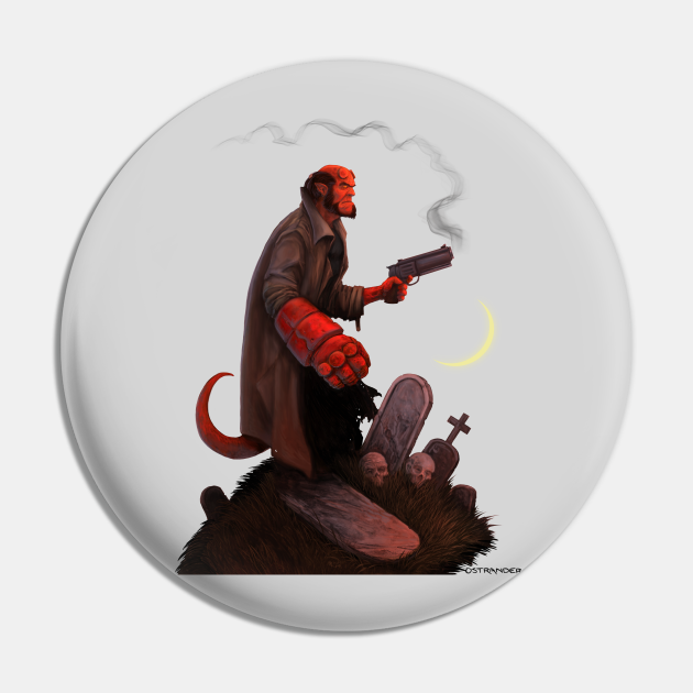 Red Right Hand - Hellboy - Pin | TeePublic
