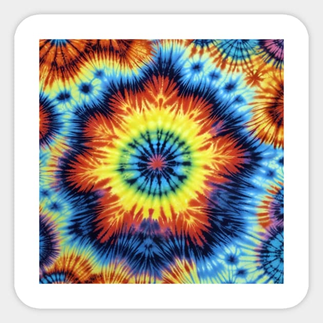 TIE DYE ART - Tie Dye Pattern - Sticker | TeePublic