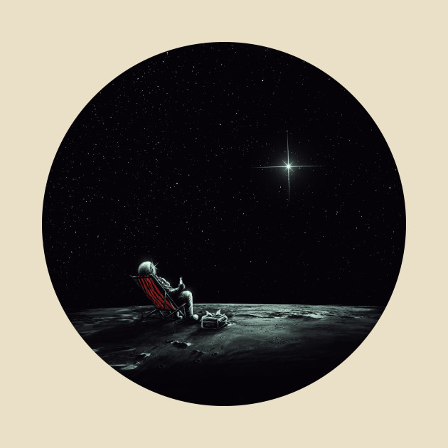 Space Chill - Space - T-Shirt | TeePublic