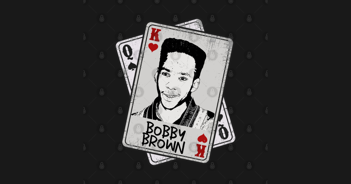 Retro Bobby Brown 80s Card Style - Bobby Brown - T-Shirt | TeePublic