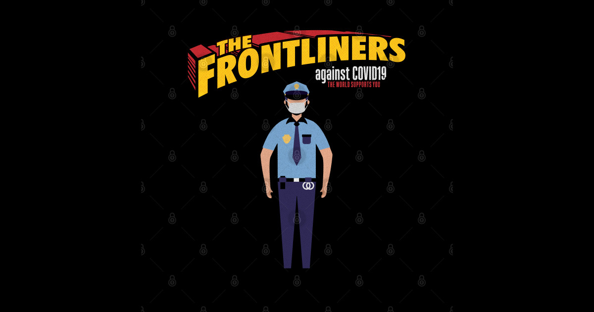 The Frontliners police officers - Frontliners - Sticker | TeePublic