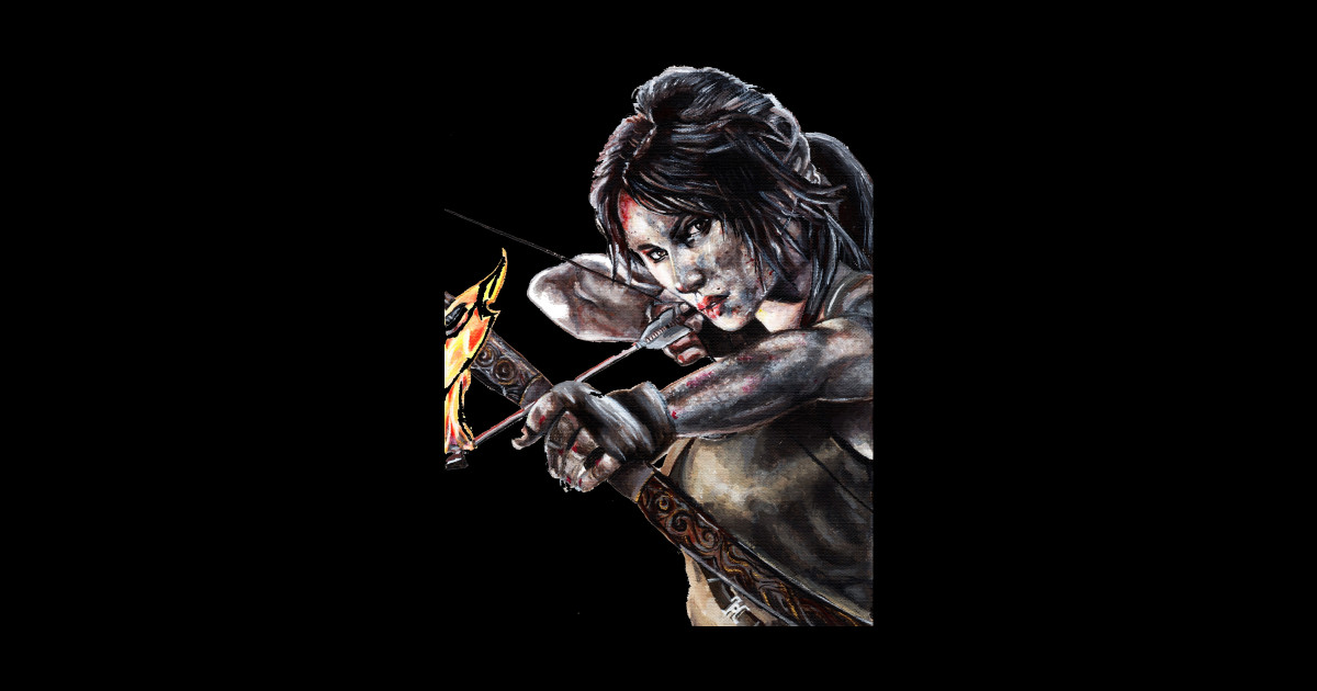 Lara Croft (Tomb raider) - Tomb Raider - Sticker | TeePublic