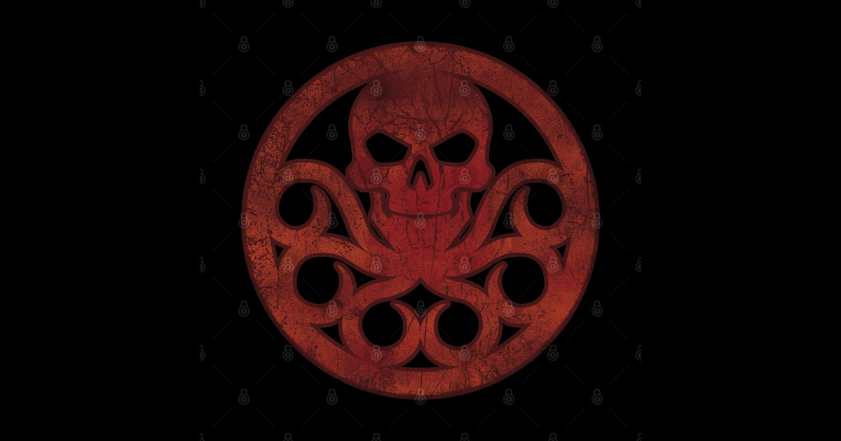 Hydra Red - Hydra - Pin | TeePublic
