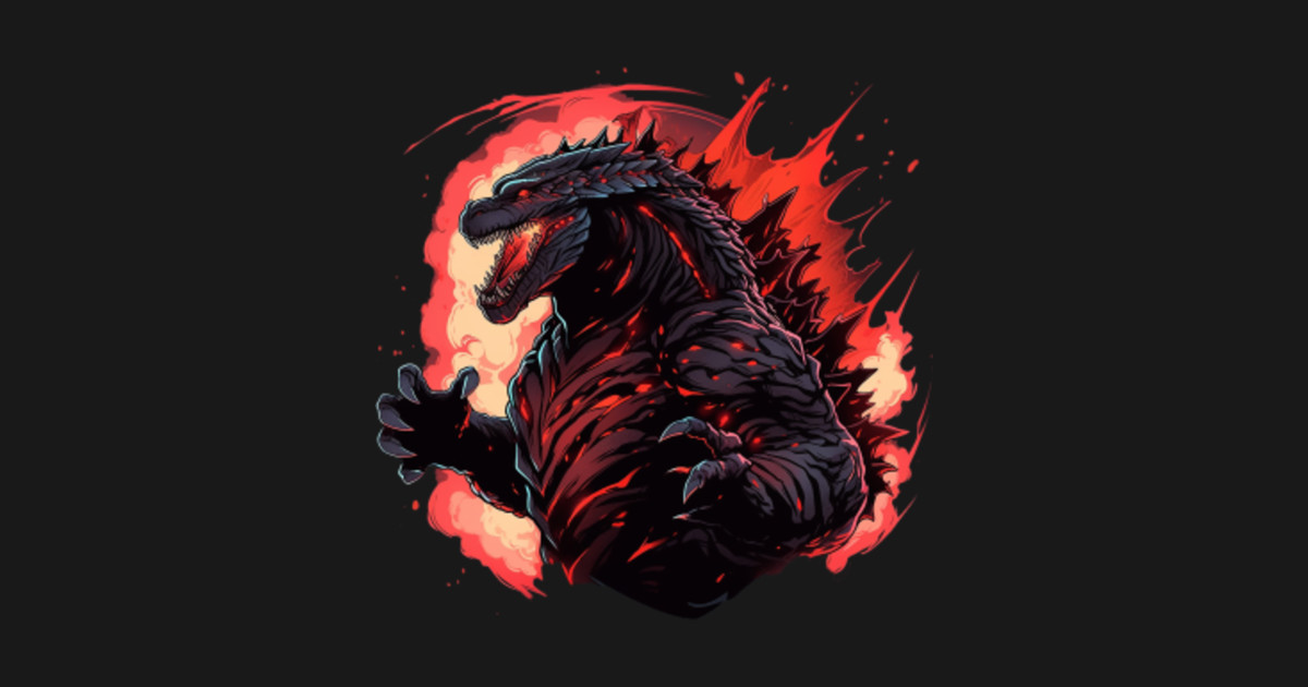 godzilla - Godzilla Flag - T-Shirt | TeePublic