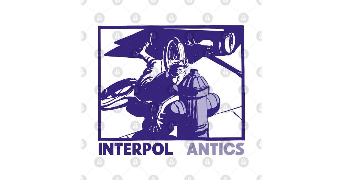 Interpol -- Original Retro Fan Art Design - Interpol - T-Shirt | TeePublic