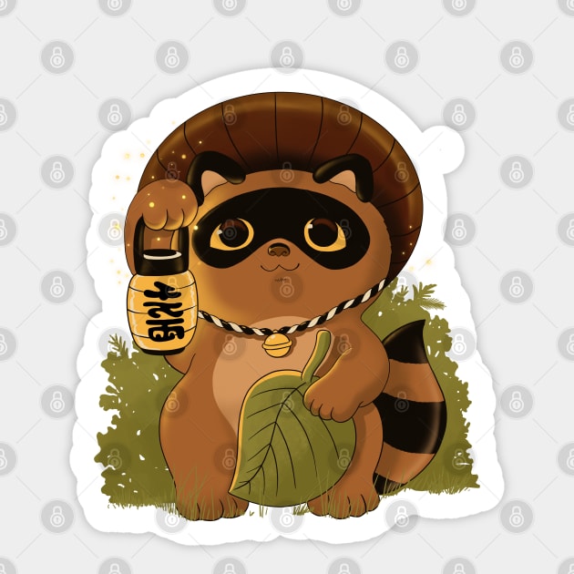 Tanuki - Tanuki - Sticker | TeePublic