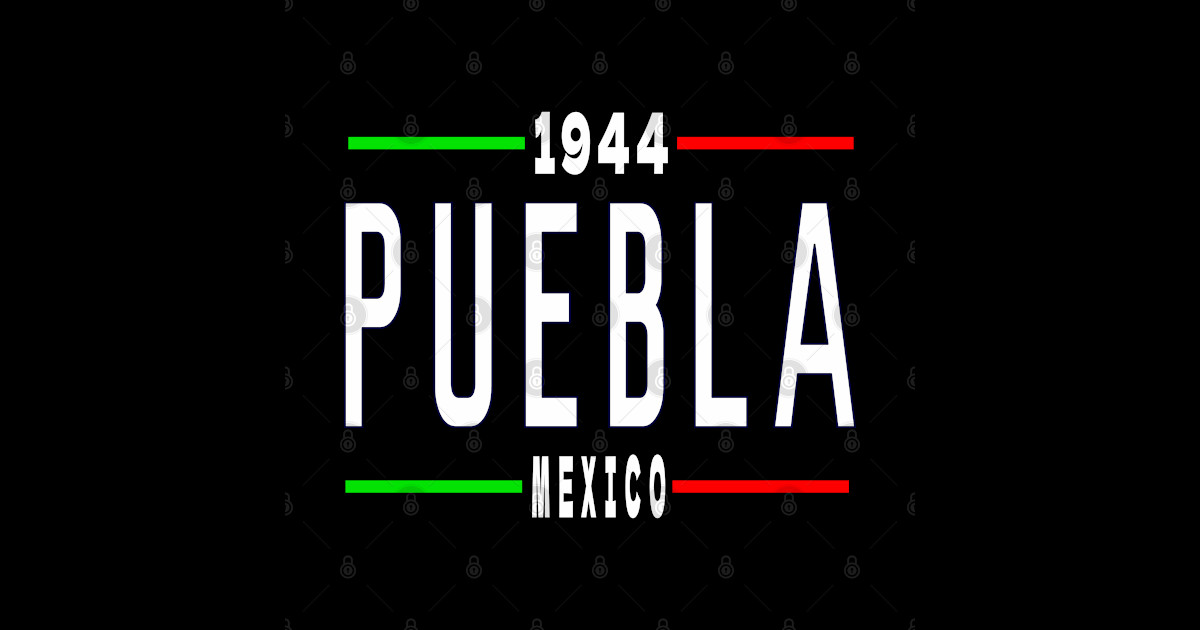 Puebla Mexico 1944 Classic - Puebla - Sticker | TeePublic
