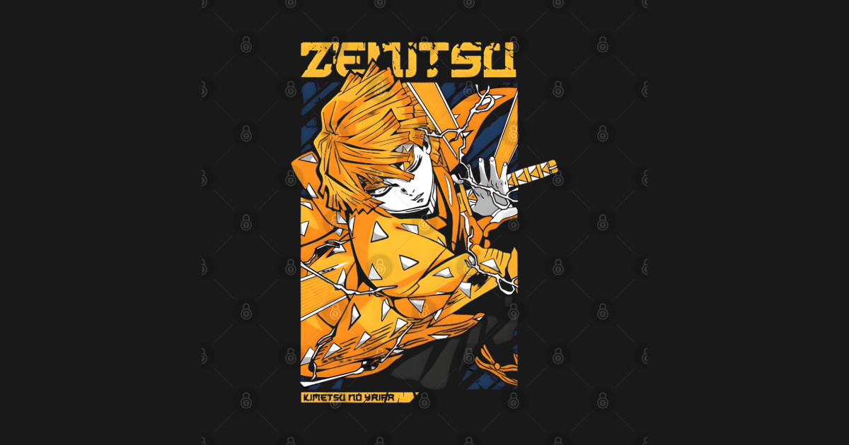 Zenitsu - Anime Character Fan - T-Shirt | TeePublic