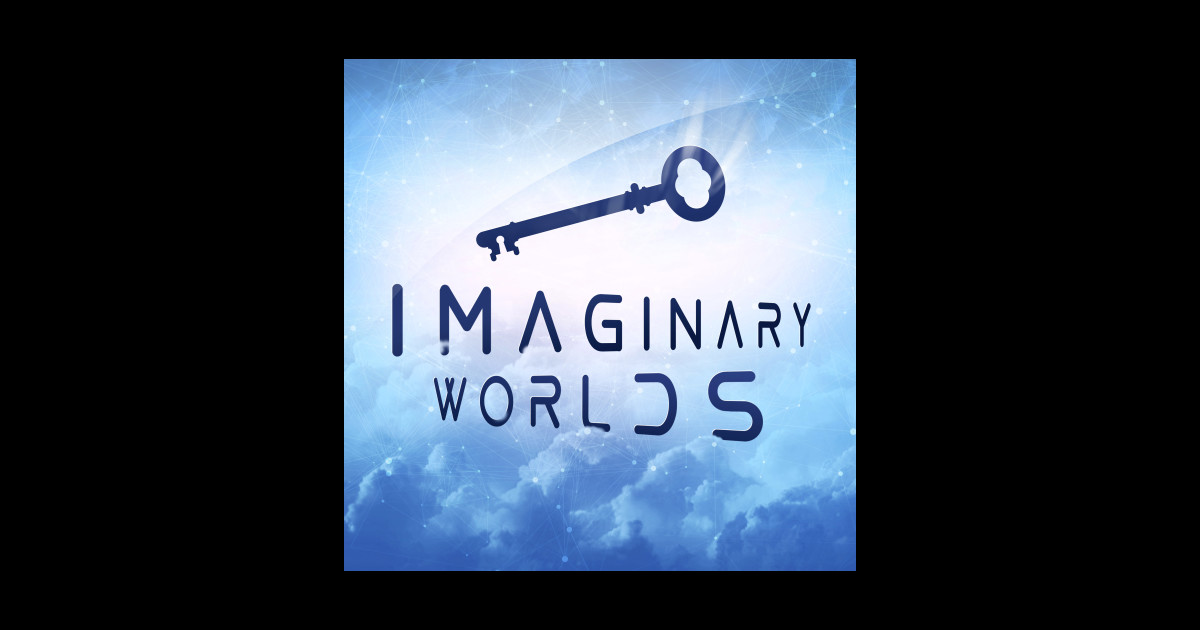 Imaginary Worlds classic logo - Podcast - Sticker | TeePublic