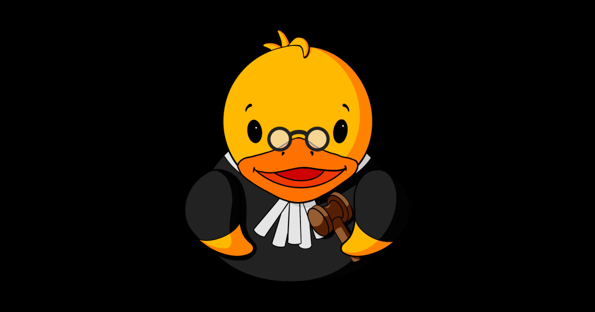 Judge Rubber Duck - Rubber Duckie - Magnet | TeePublic
