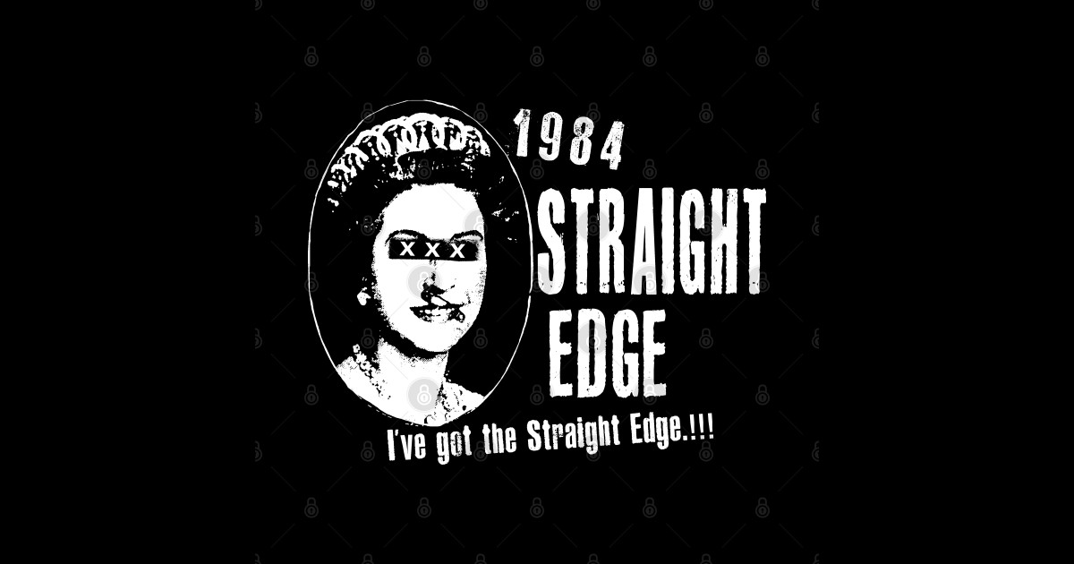straight edge - Straight Edge - Sticker | TeePublic