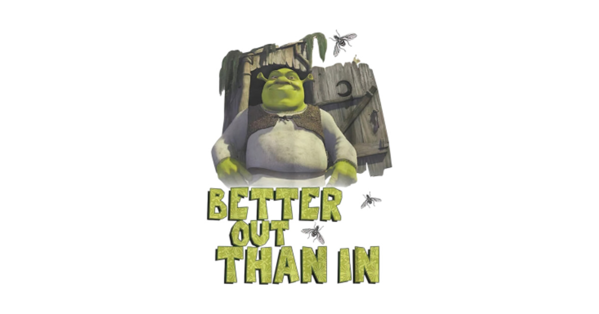 Boy's Shrek Better Out Than In Shrek - Shrek - T-Shirt | TeePublic