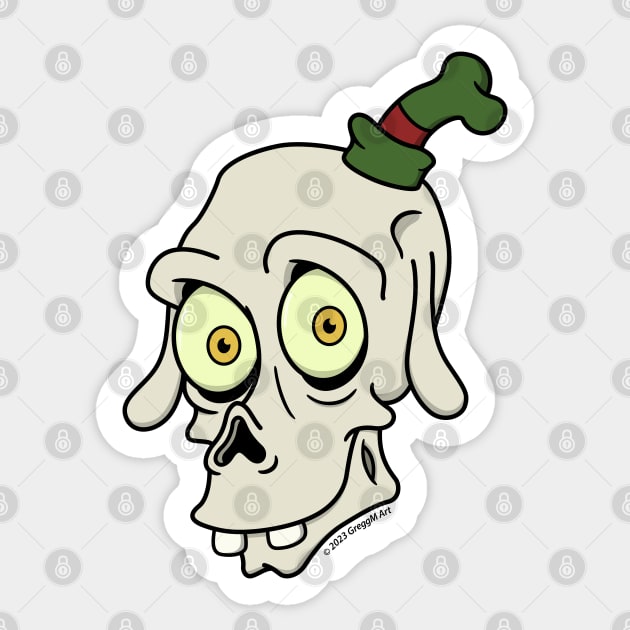 Goof Skull - Goofy - Sticker | TeePublic