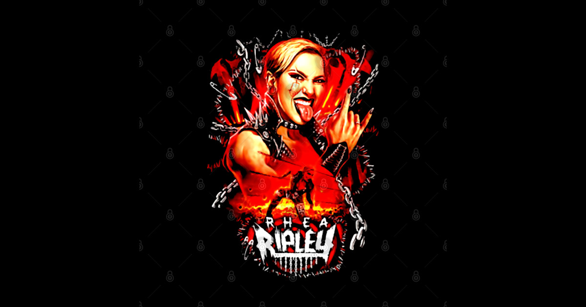 Rhea Ripley Titanic Strength - Rhea Ripley - Posters and Art Prints ...