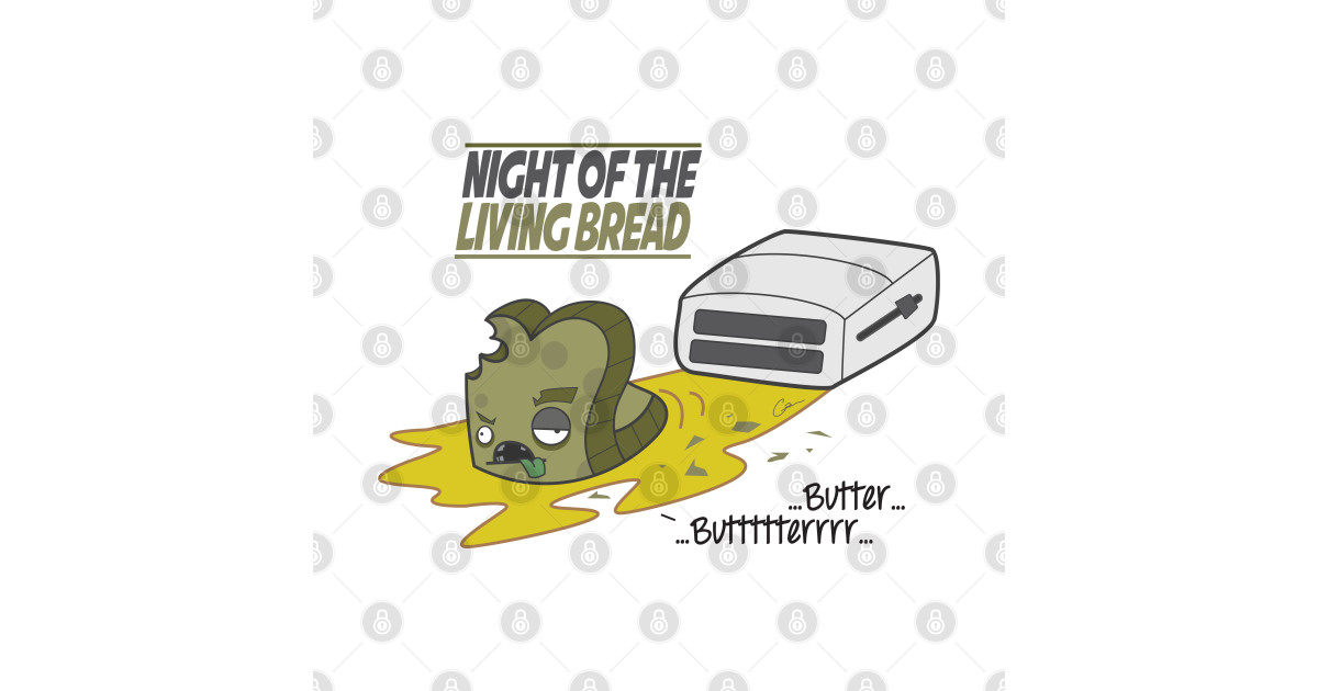 Night of the Living Bread | Zombie Toast - Zombie - Kids T-Shirt ...