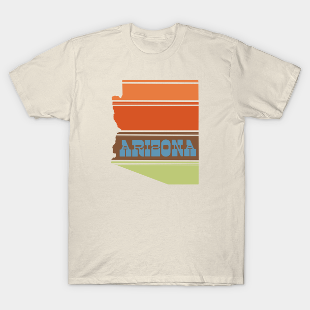 Arizona (70s Groovy) - Arizona - T-Shirt | TeePublic