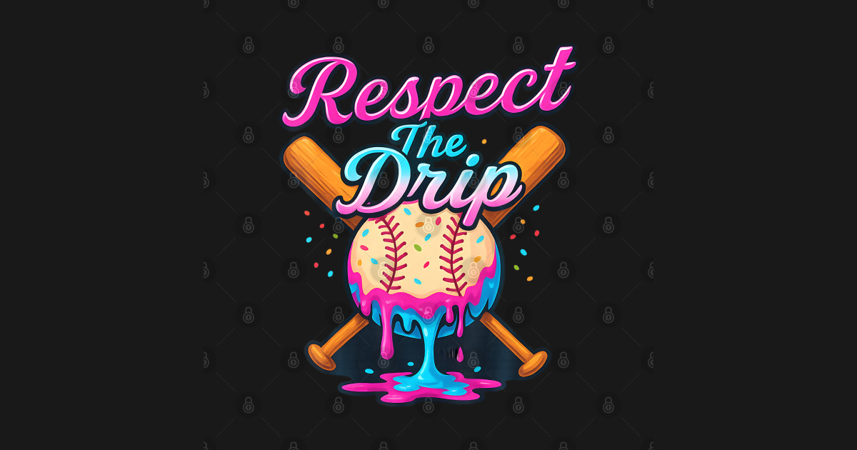Baseball Drip Team For Ice Cream - Baseball Boys Drip - T-Shirt | TeePublic