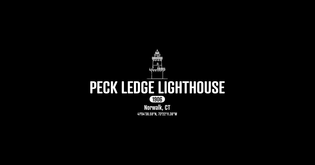 Peck Ledge Lighthouse - Peck Ledge Lighthouse - Sticker | TeePublic