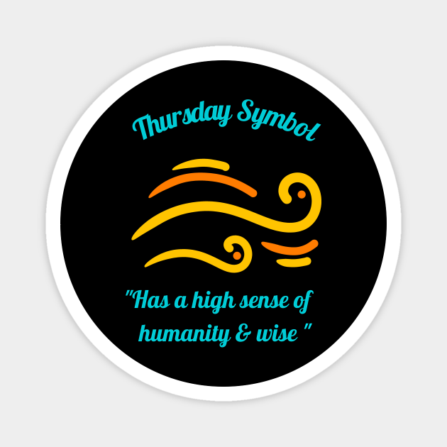 Thursday Symbol and a positive meaning. - Love - Magnet | TeePublic
