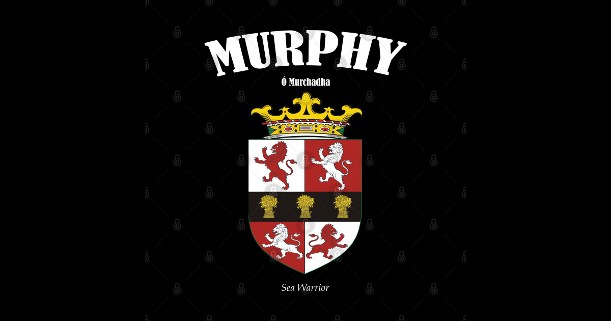 Murphy Family Clan Crest Coat of Arms - Murphy - Sticker | TeePublic