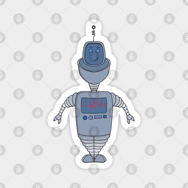 Friendly Robot - Robots - Magnet | TeePublic