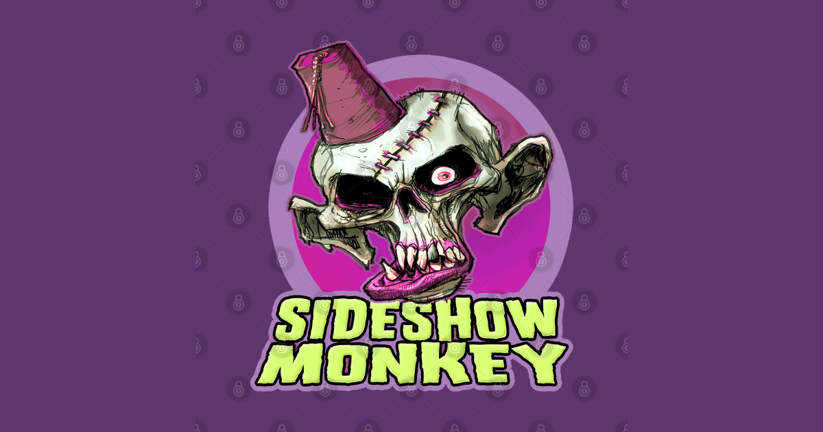 SIDESHOW MONKEY - Monkey - T-Shirt | TeePublic