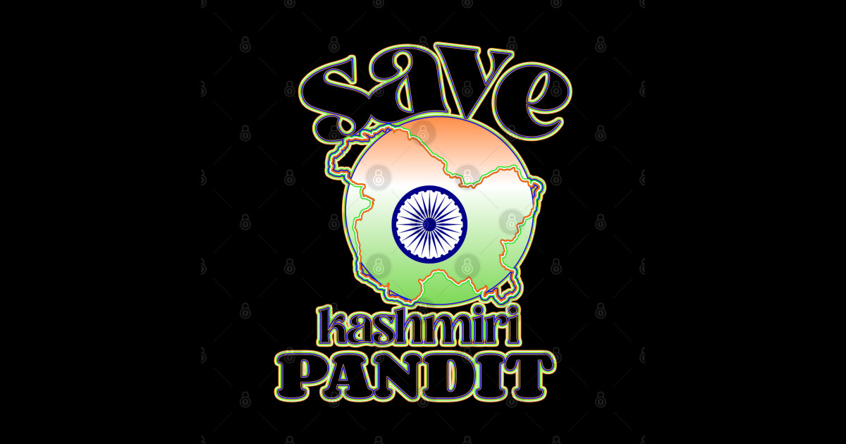 Save Kashmiri Pandit - Save Kashmiri Pandit - Sticker | TeePublic