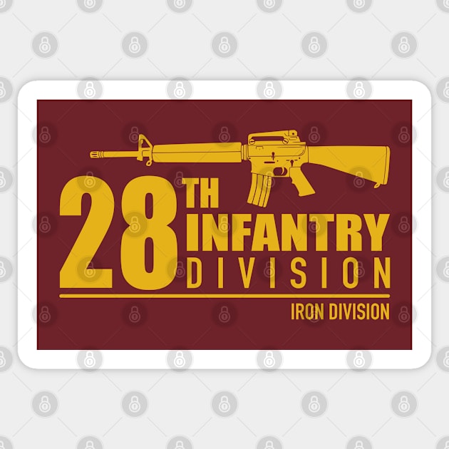 28th Infantry Division - American Infantry - Sticker | TeePublic