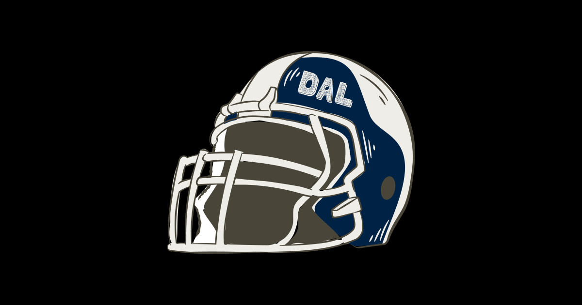 Dallas Cowboys DAL Helmet - Dallas Cowboys - Sticker | TeePublic