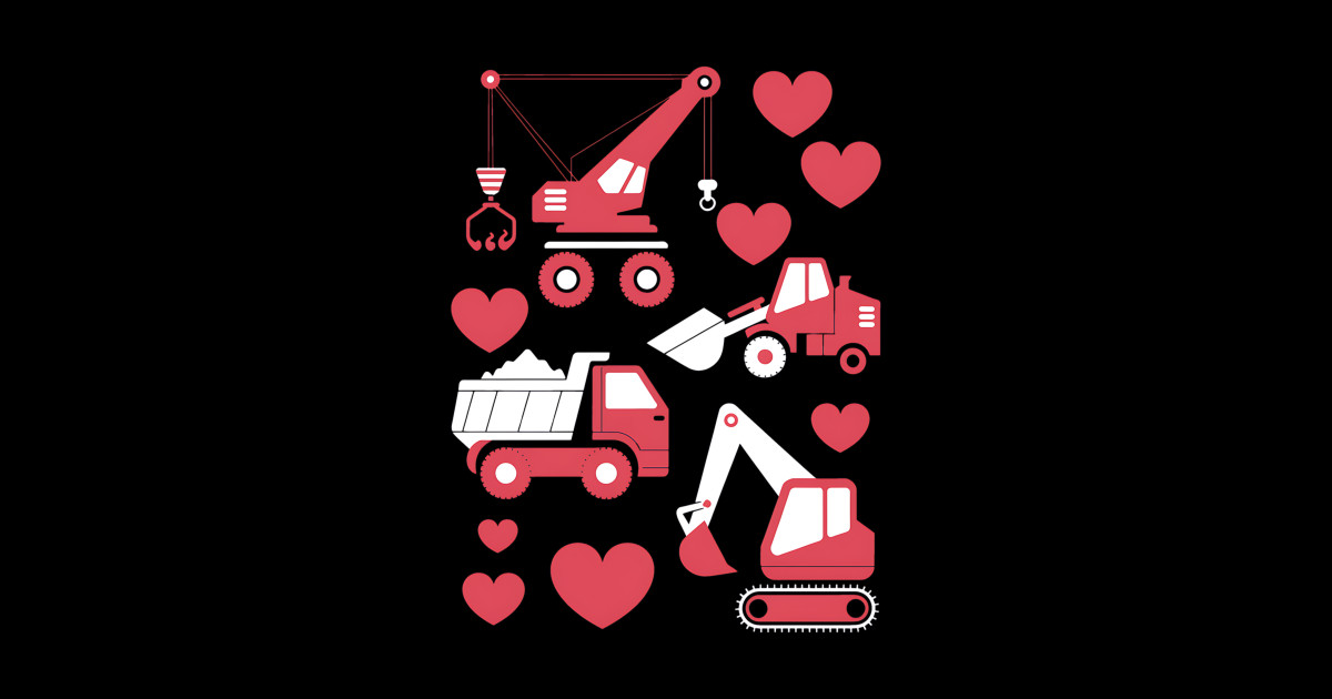 Valentines Day Construction Trucks - Valentines Day Construction Trucks ...