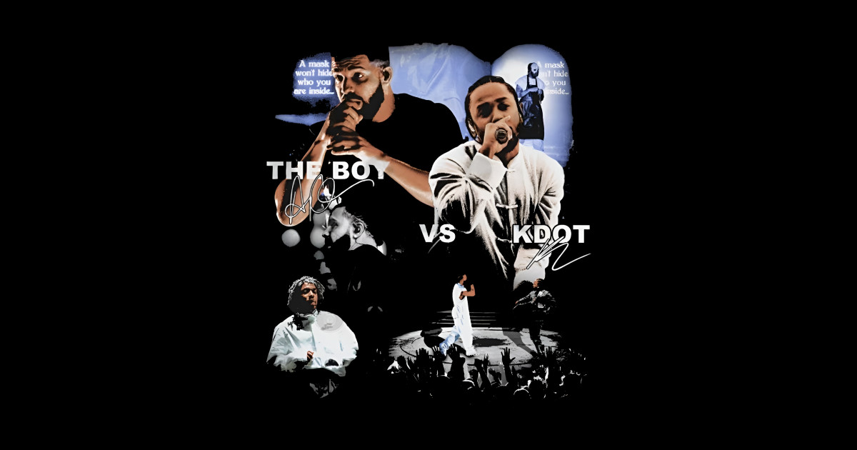 Kendrick Lamar 'K.Dot' Vs. Drake 'The Boy' - Kendrick Lamar - Sticker ...