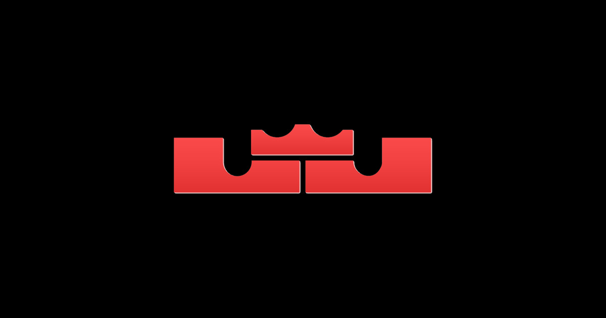 LeBron James Red Logo - Lebron James Red Logo - Posters and Art Prints ...