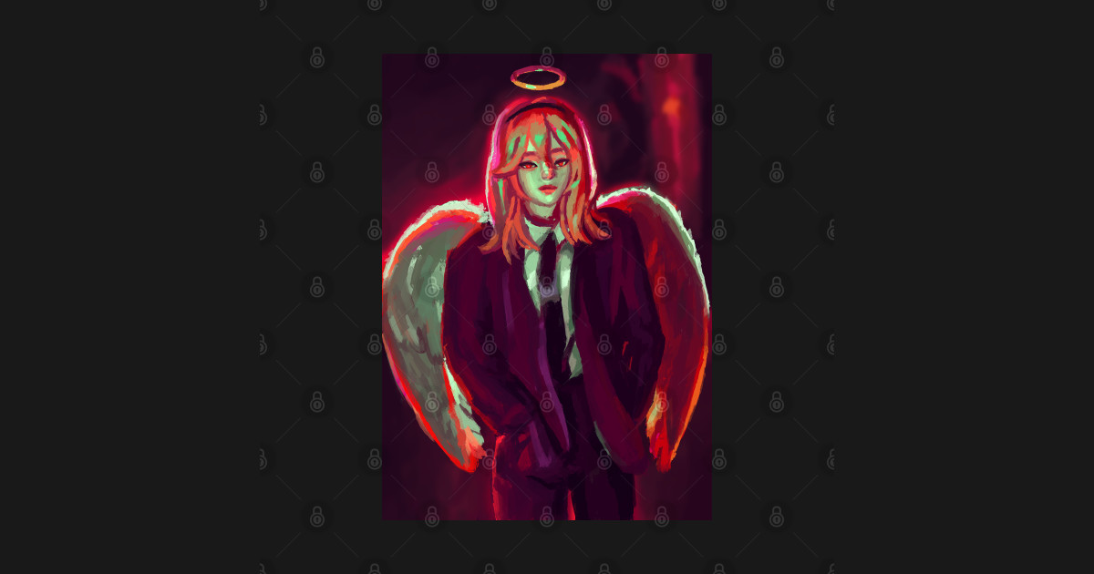 Angel Devil Csm Poster Anime Fan Art Angel Devil Csm T Shirt Teepublic