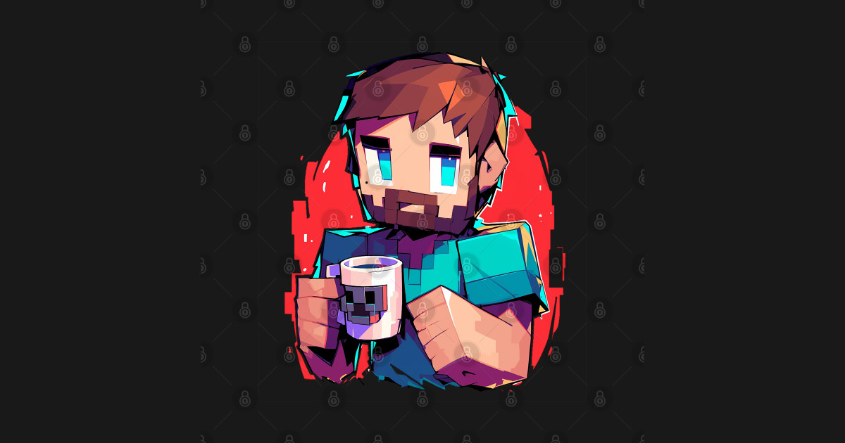 steve - minecraft - Minecraft - T-Shirt | TeePublic