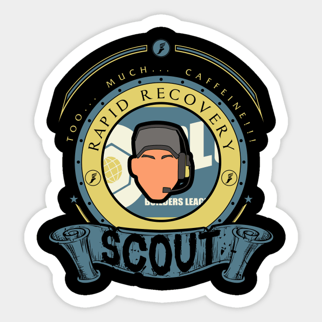 Scout - Blue Team - Team Fortress - Sticker | TeePublic