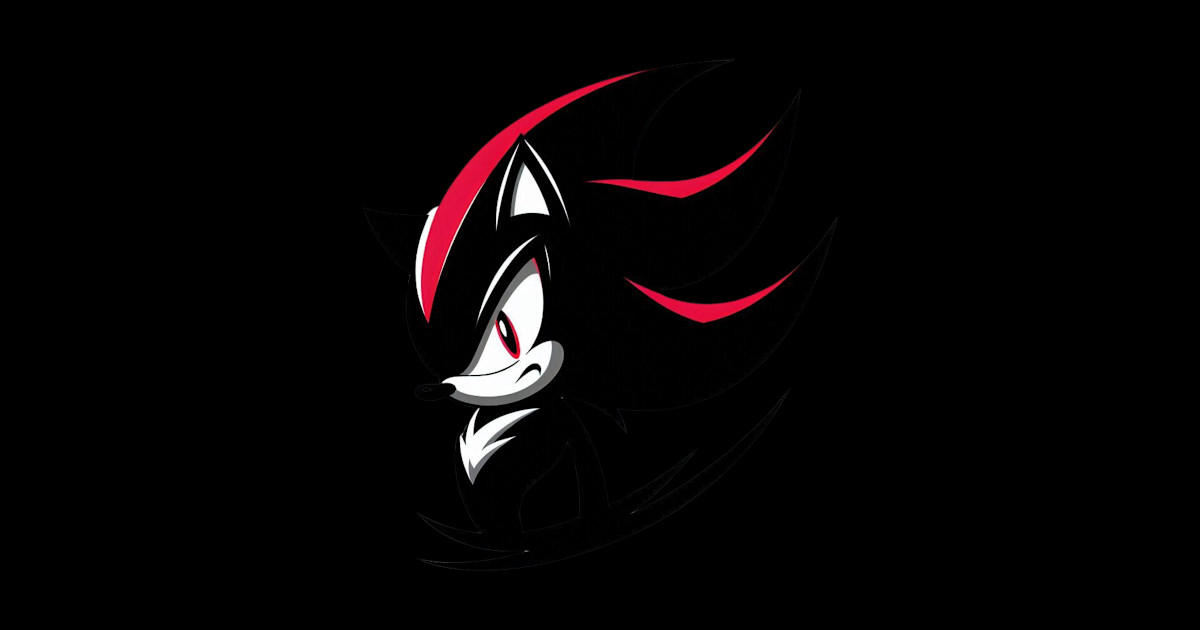Shadow the Hedgehog Silhouette Two - Shadow - Sticker | TeePublic