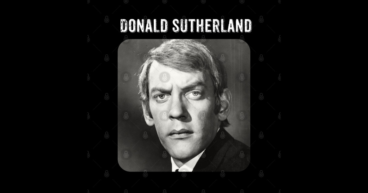 Donald Sutherland / Vintage Photo Style - Donald Sutherland - Sticker ...