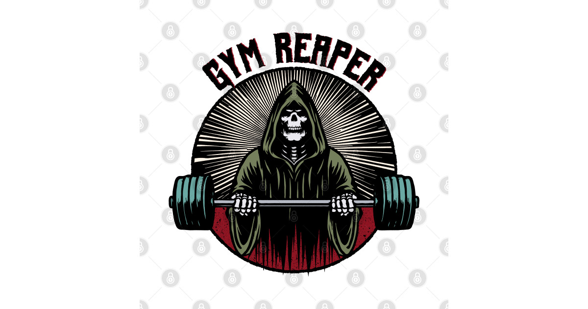Gym Reaper Workout - Gym Reaper - T-Shirt | TeePublic